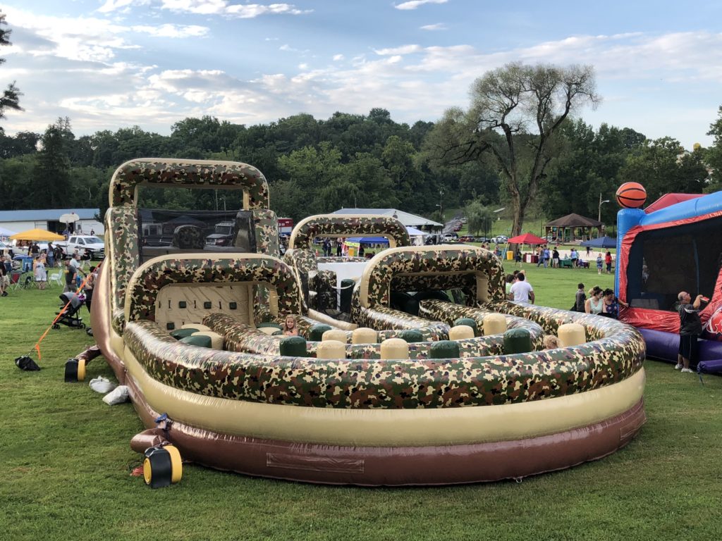 100 Foot Obstacle Course - Hub City Inflatables