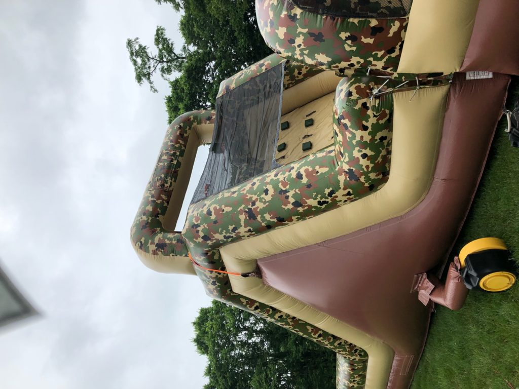 30 foot Camo Rock Climb Slide - Hub City Inflatables